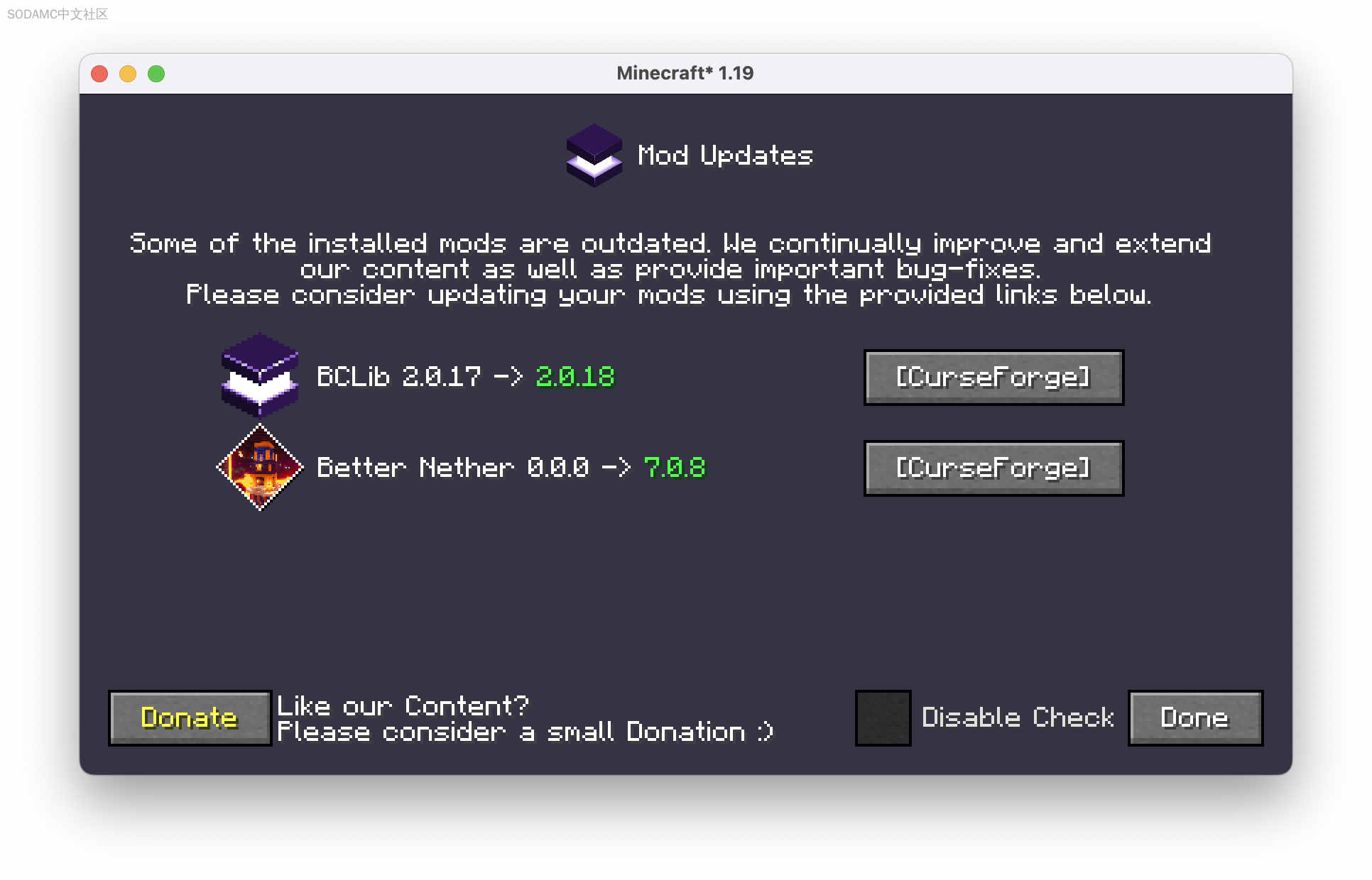 BCLib (BCLib)-MOD模组