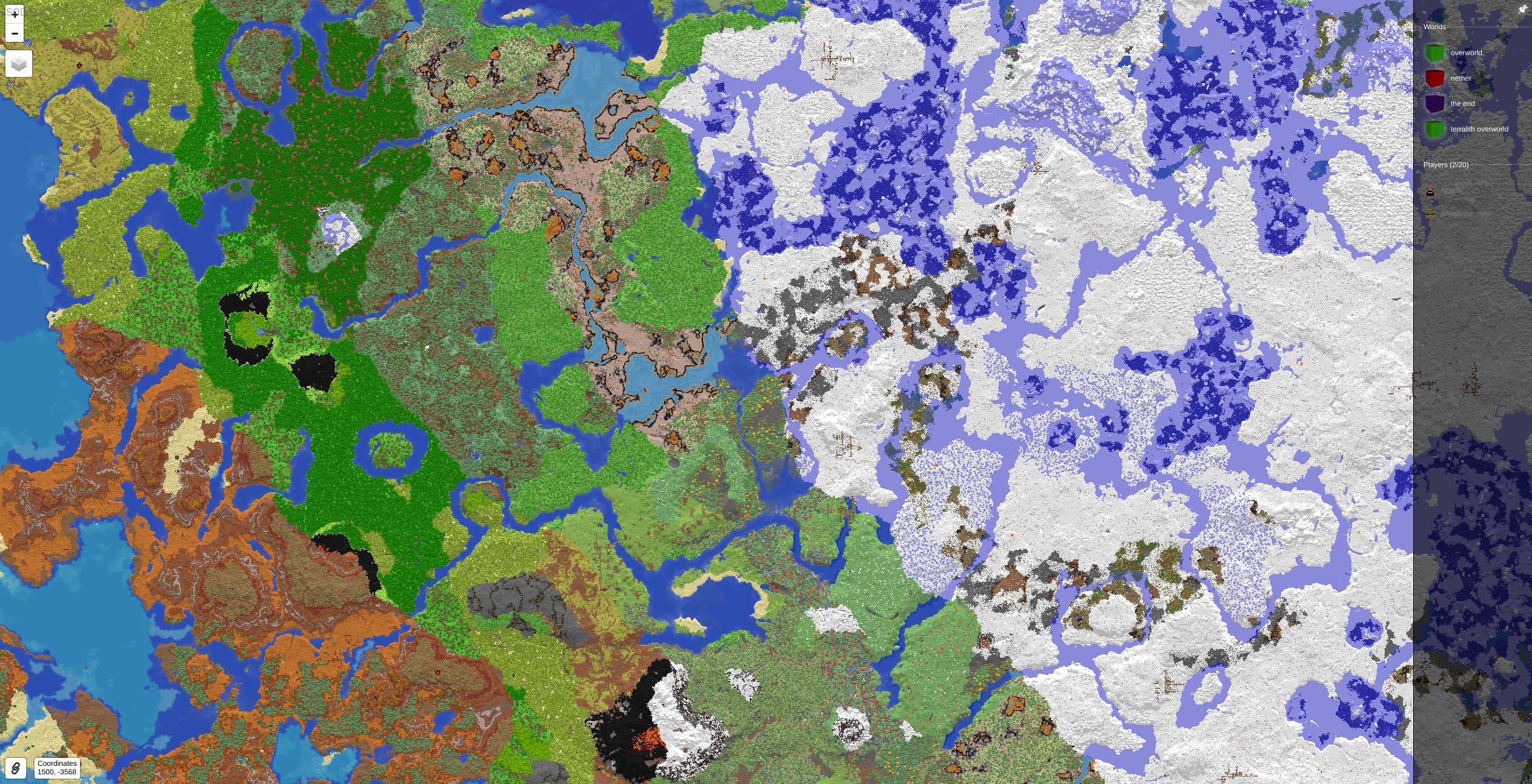 方块地图 (squaremap)-MOD模组