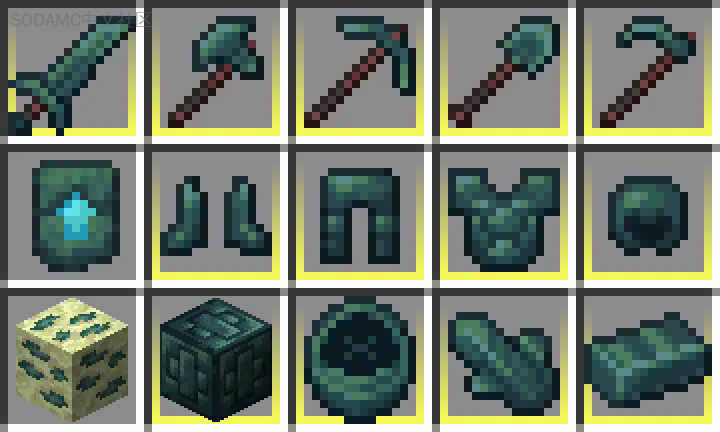 重新着色的末影合金【Majrusz的渐进难度】-材质资源包